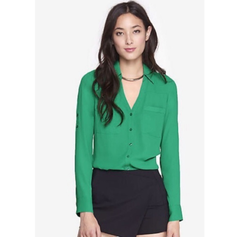 Green Express Portofino Blouse - Gem